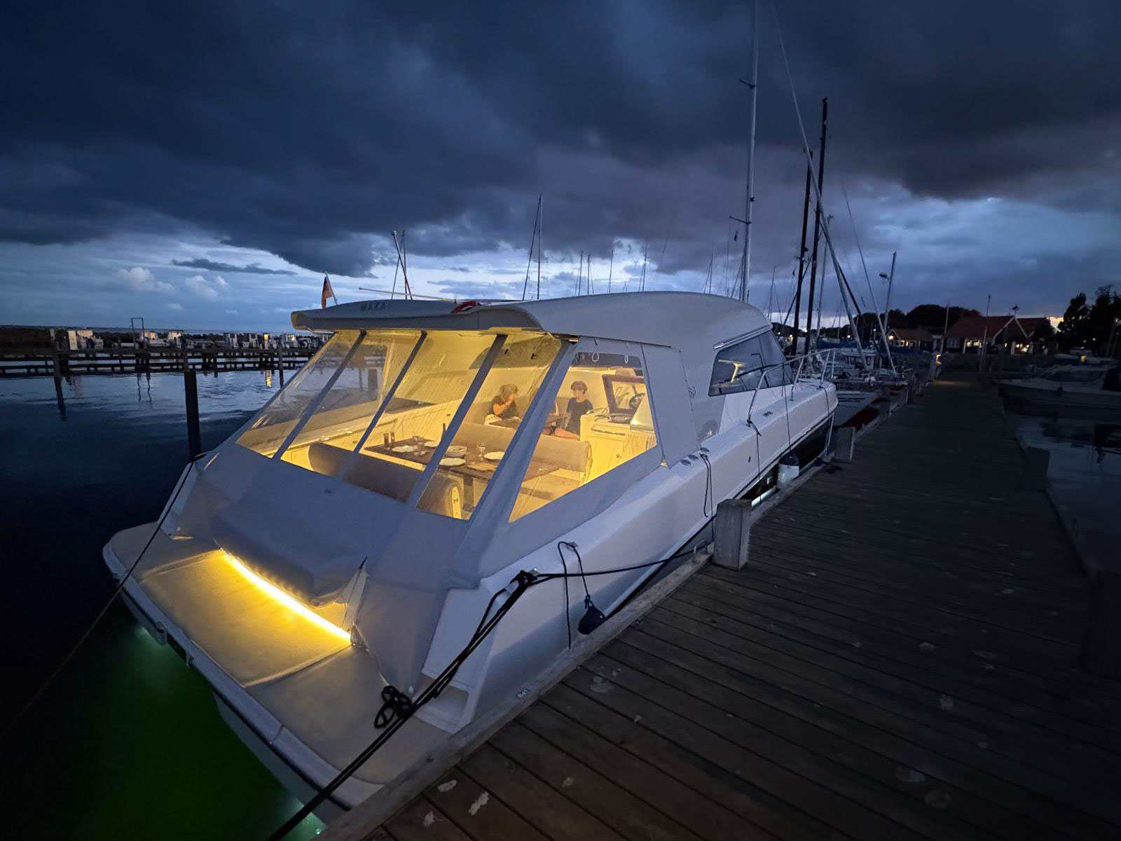 Extended Seasons with all weather catamaran enclosure